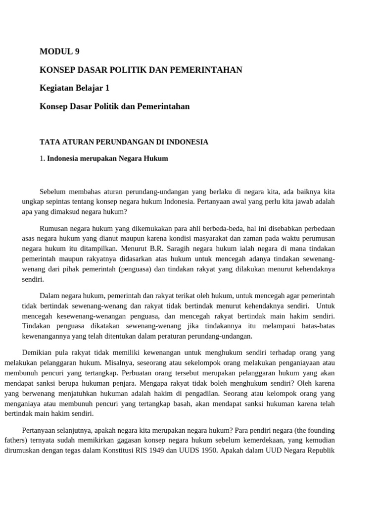 Modul 9 Dan 10 Konsep Dasar IPS (PDGK4102) | PDF