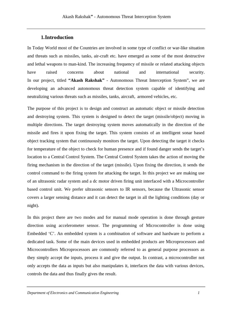 Akashrakshak See Final Report Part 2 | PDF | Internet Of Things ...