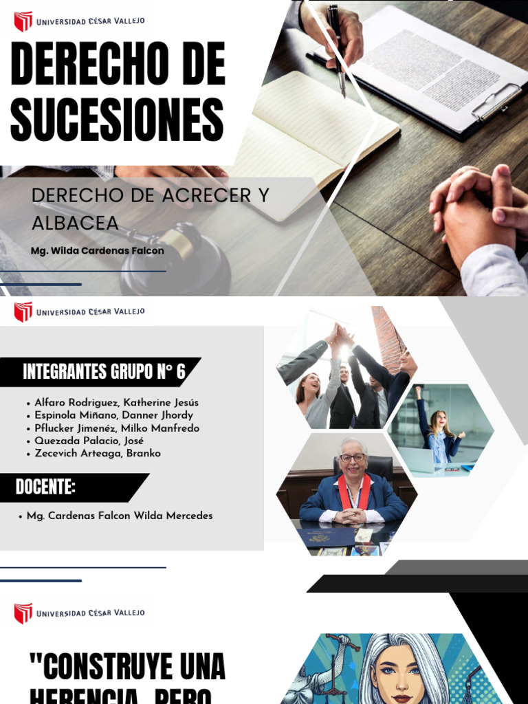 Derecho de Acrecer y Albacea | PDF | Albacea | Herencia