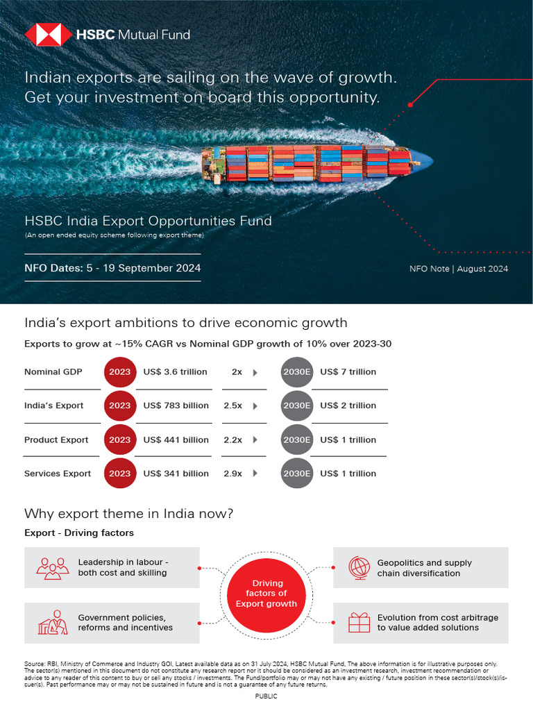 Nfo Note HSBC India Export Opprtunities Fund 14 Aug 2024 QR Code | PDF ...