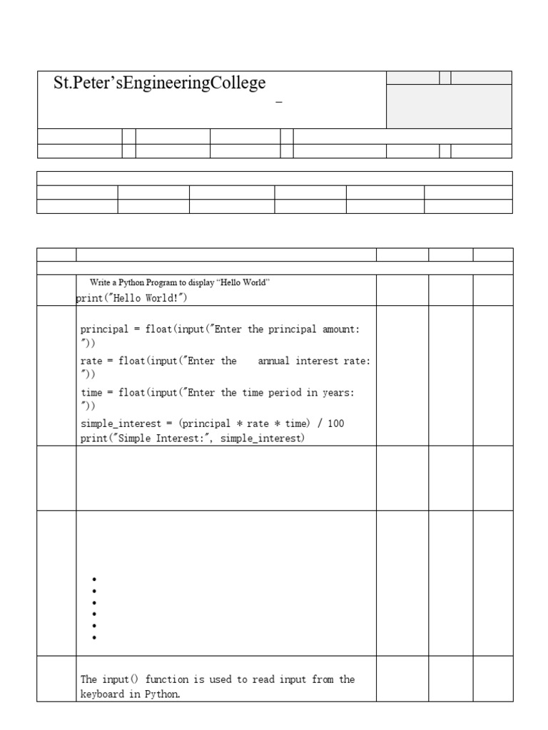Python Programming Fundamentals Questions | PDF | Data Type | Parameter ...
