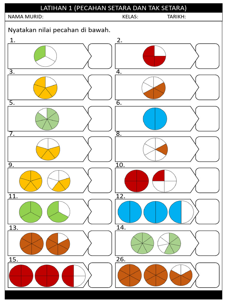 Latihan Pecahan PDF | PDF
