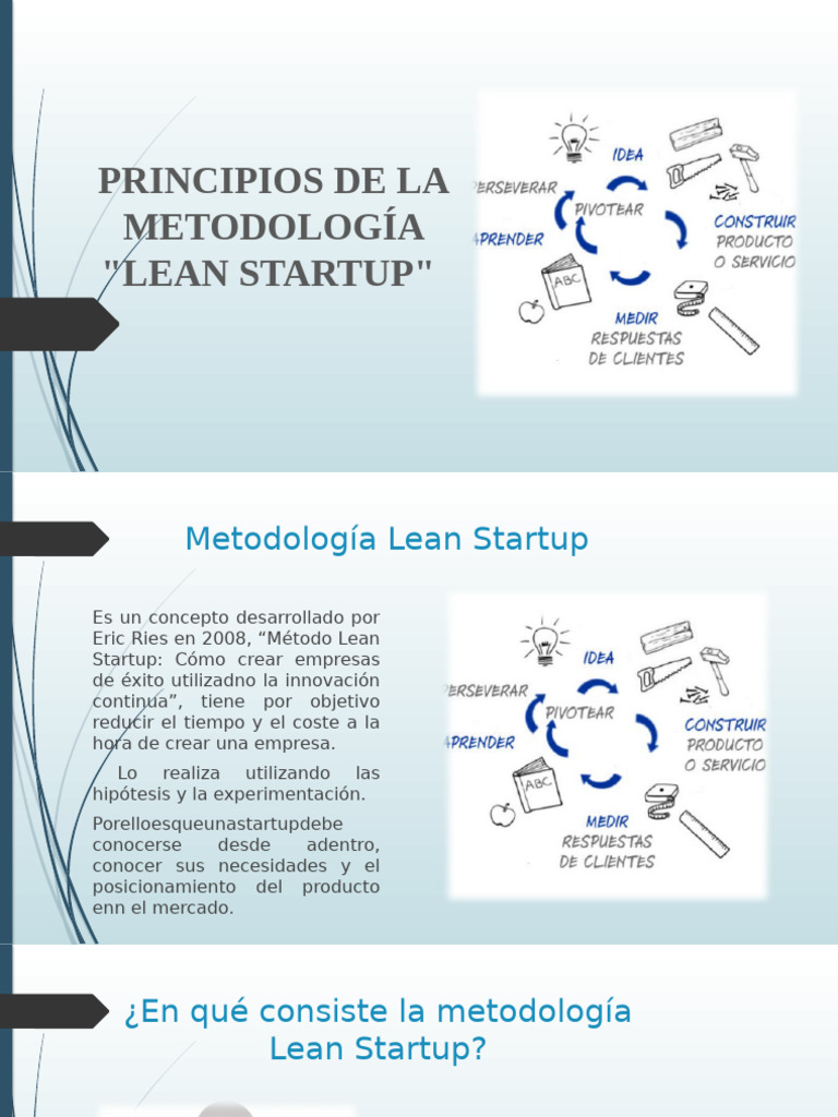 Metodología Lean Startup: Claves y Ciclo | PDF | Lean Startup | Empresa de inicio