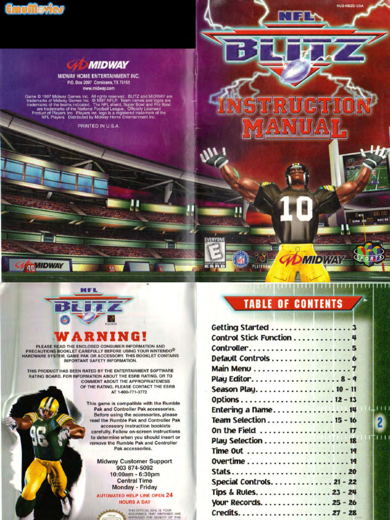 NFL Blitz (USA) | PDF