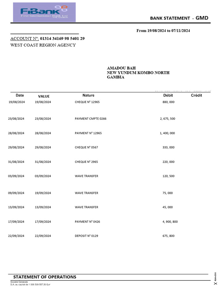 BANK STAT | PDF | Banks | Corporate Jargon