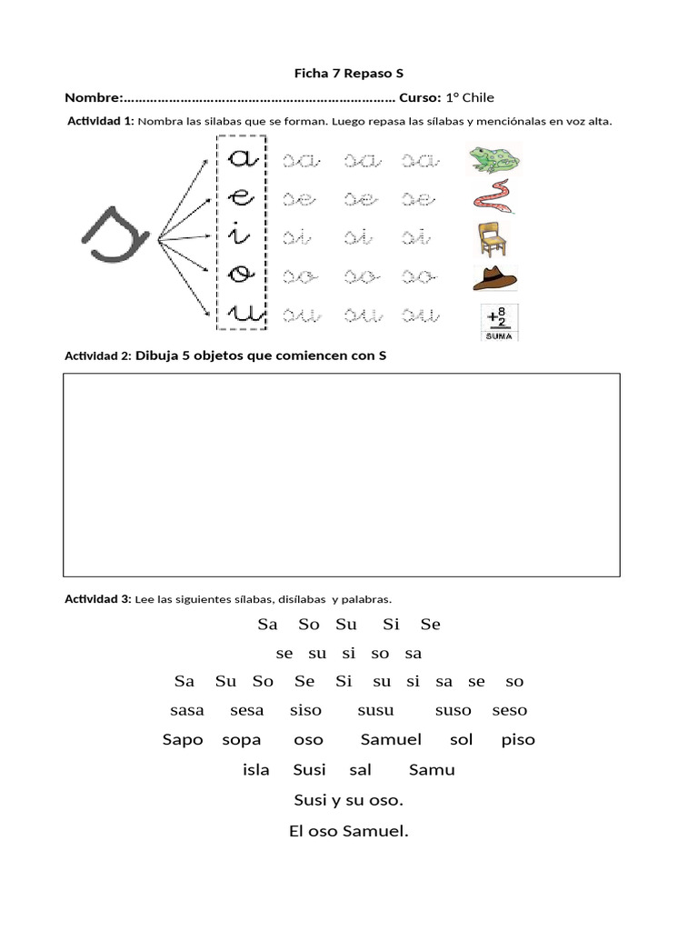 Repaso 7 y 8 S | PDF