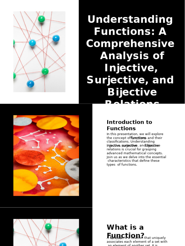 Slidesgo Understanding Functions A Comprehensive Analysis of Injective ...