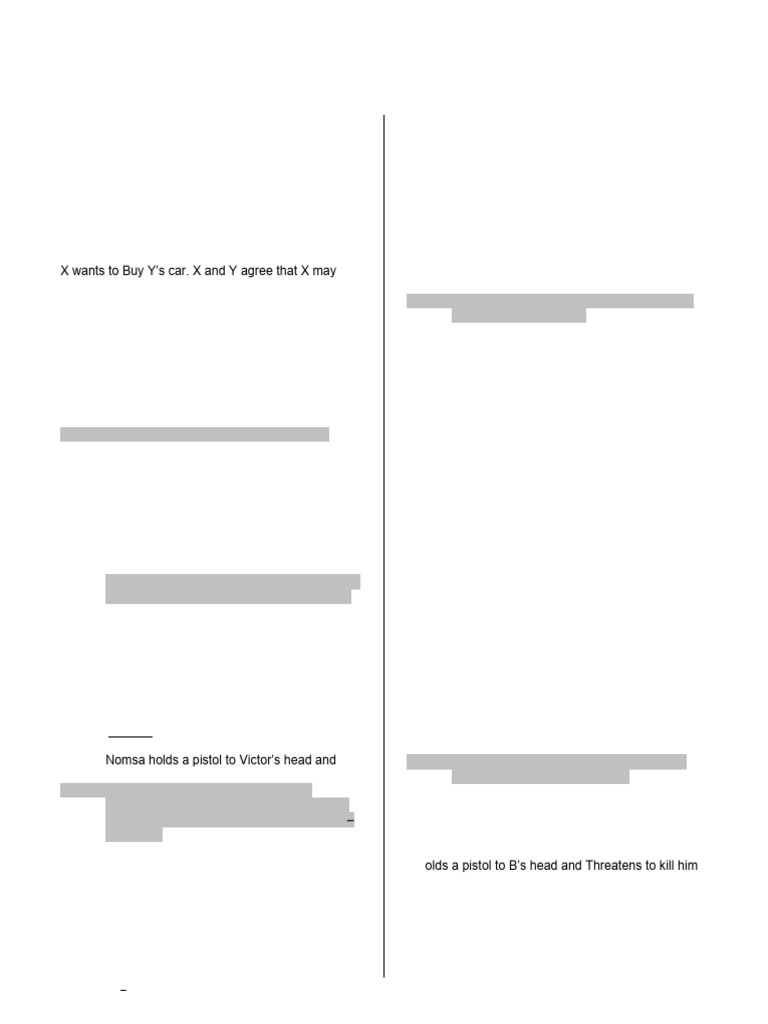 CLA 1503 Chapter 4 Mistake Misrep. Memo | PDF | Misrepresentation ...
