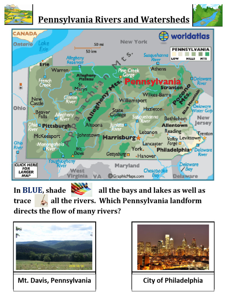 PA Watersheds - Rivers Focused Activity | PDF | Susquehanna River ...