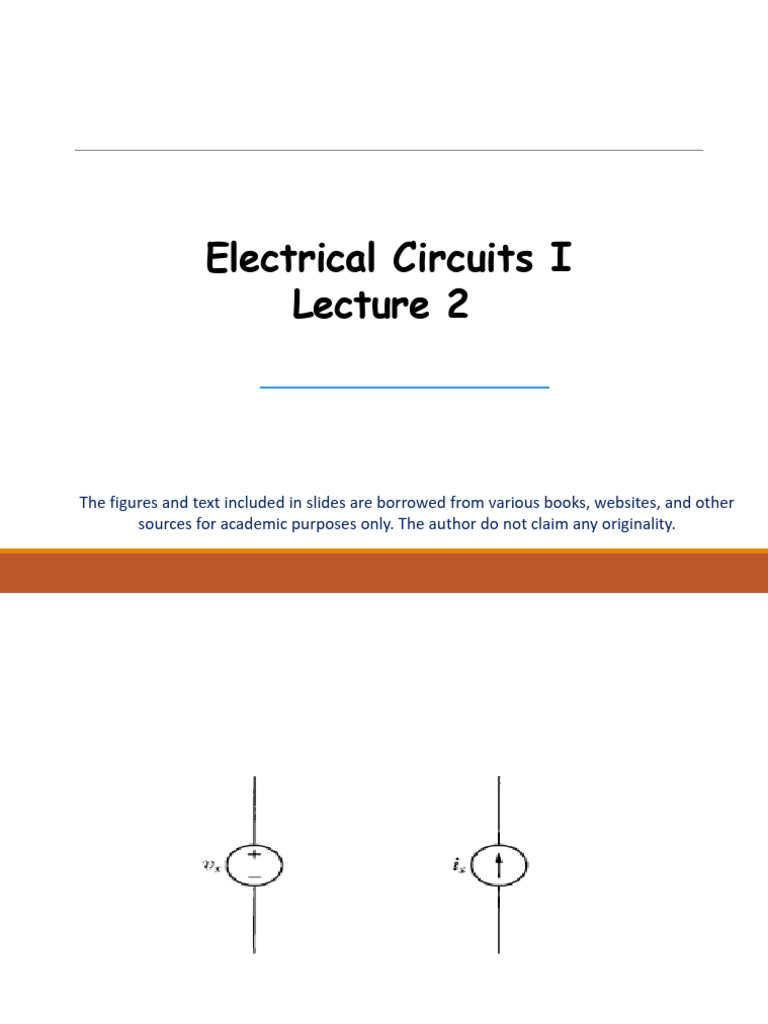 lec_2 circuit I | PDF | Series And Parallel Circuits | Resistor