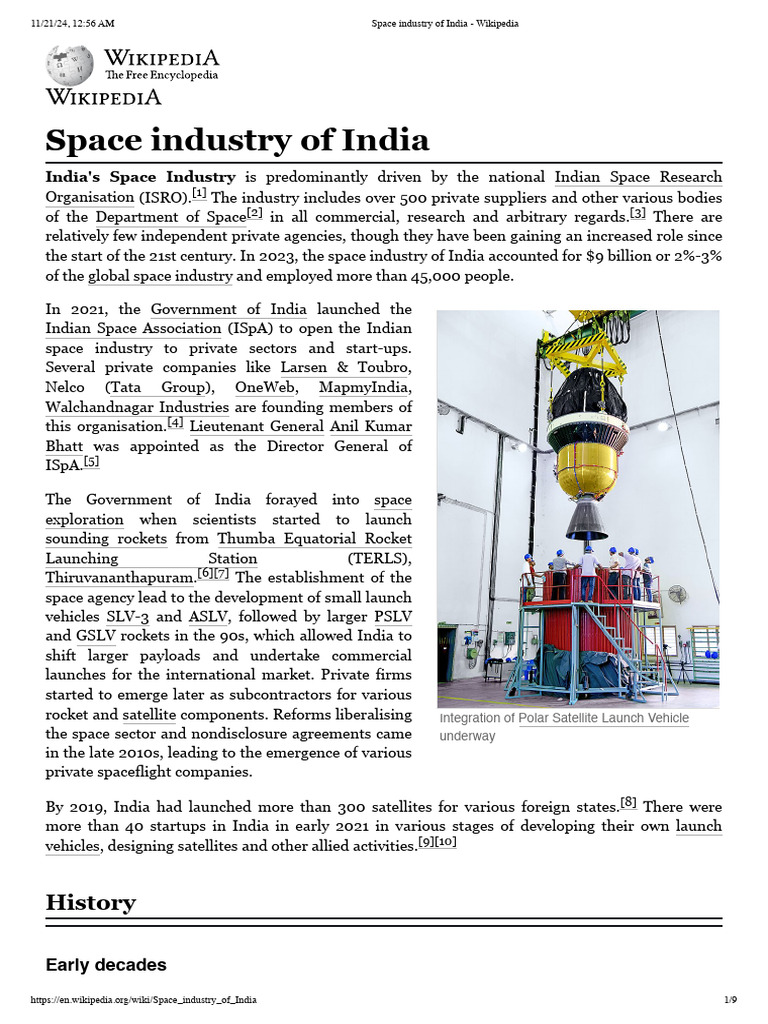 India's Space Industry Evolution | PDF | Spacecraft | Space Programs