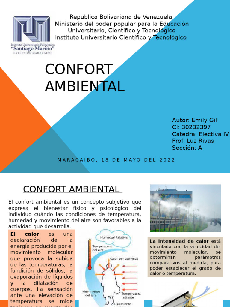 Confort Ambiental y Acústico en Construcción | PDF | Calor | Humedad