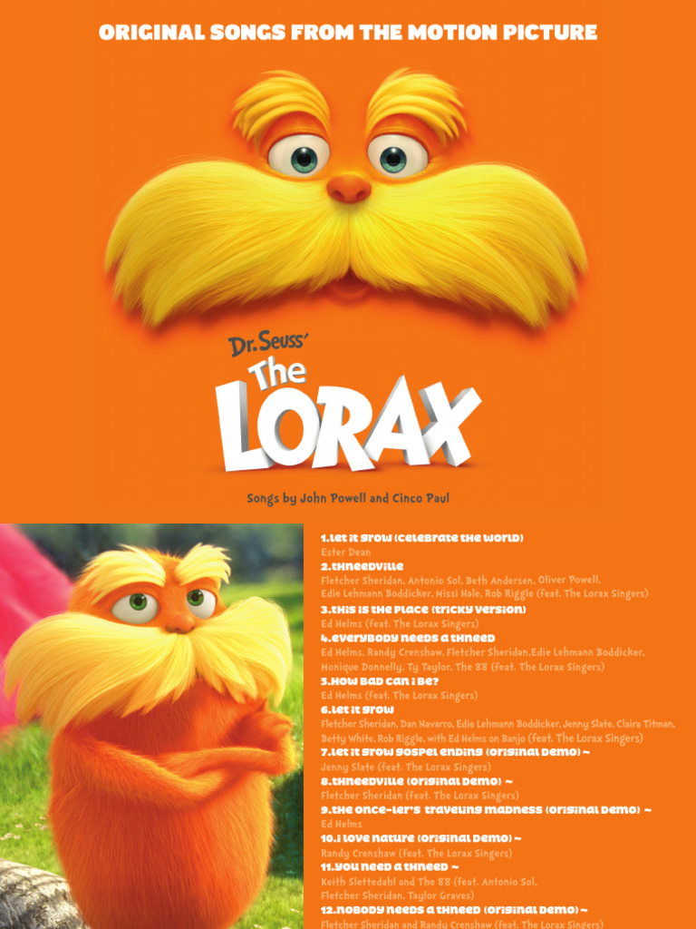 Digital Booklet - Dr. Seuss' The Lorax | PDF