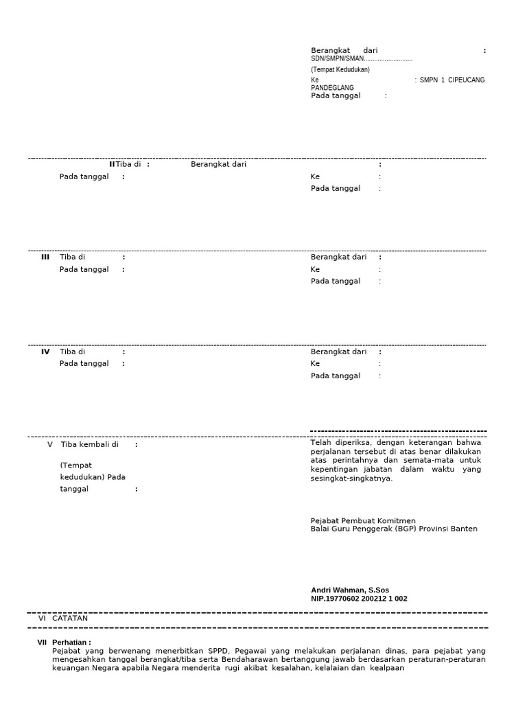 SPPD PKG Pjok Gelombang 2 | PDF