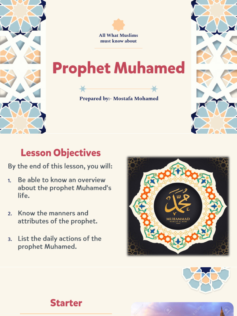 All What Muslims Must Know About Prophet Muhamed PBUH | PDF | Muhammad ...