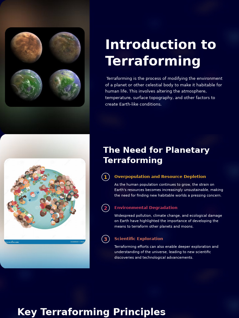 Introduction To Terraforming | PDF | Atmosphere | Mars
