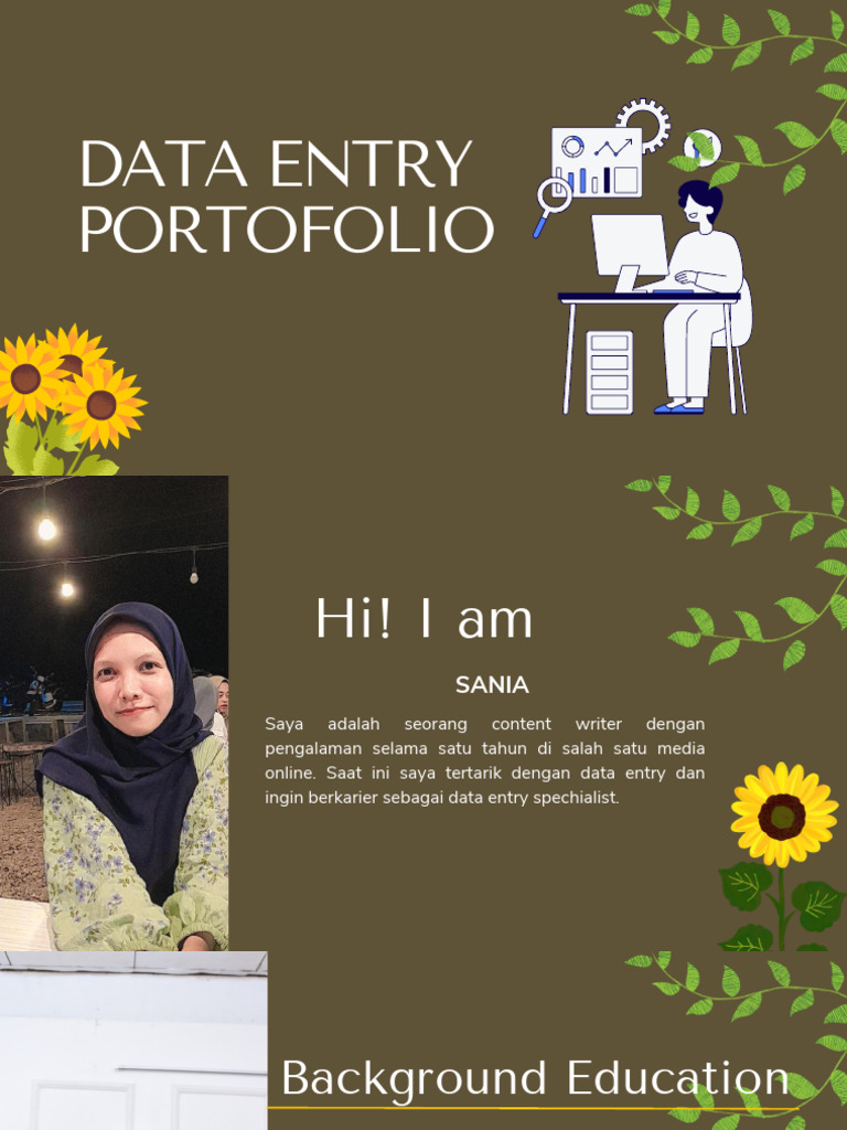 Data Entry Portofolio | PDF | Seni | Komputer