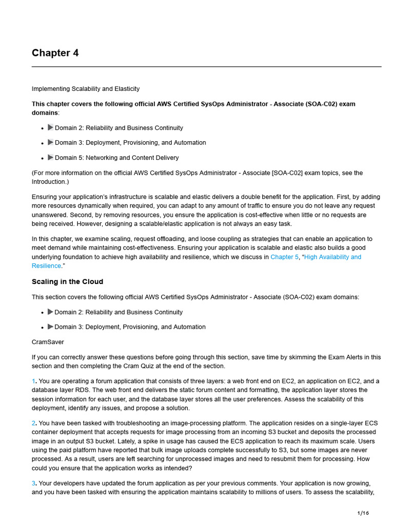 Chapter 4-1 | PDF | Cache (Computing) | Scalability