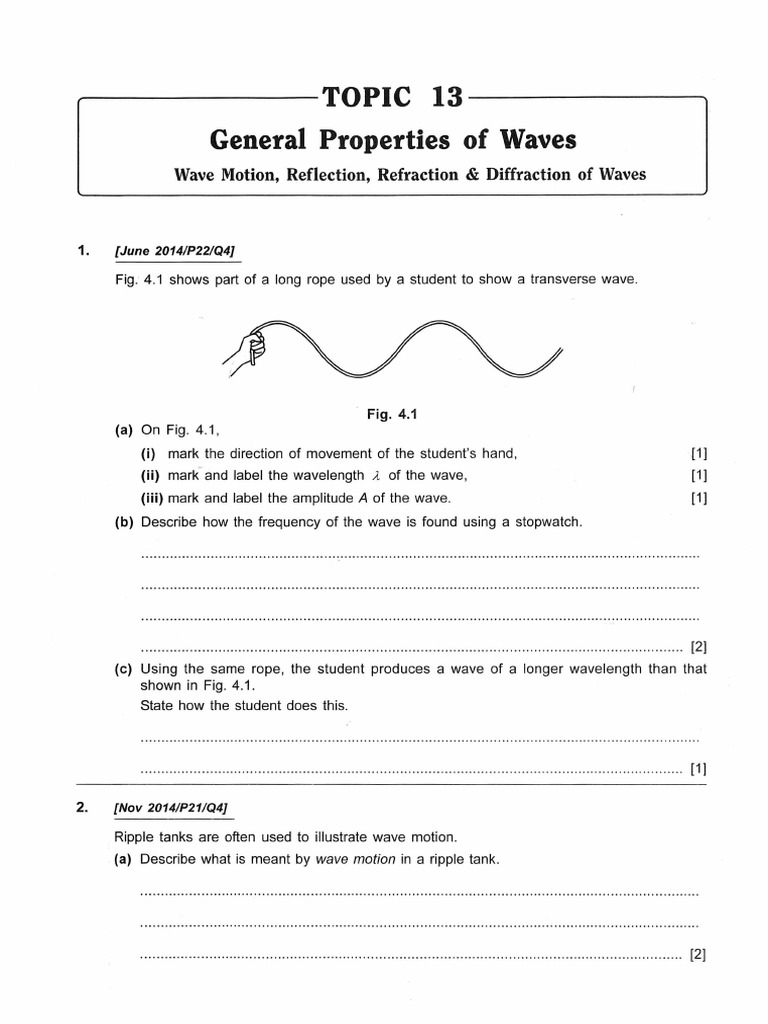 t13 - General Properties of Waves | PDF