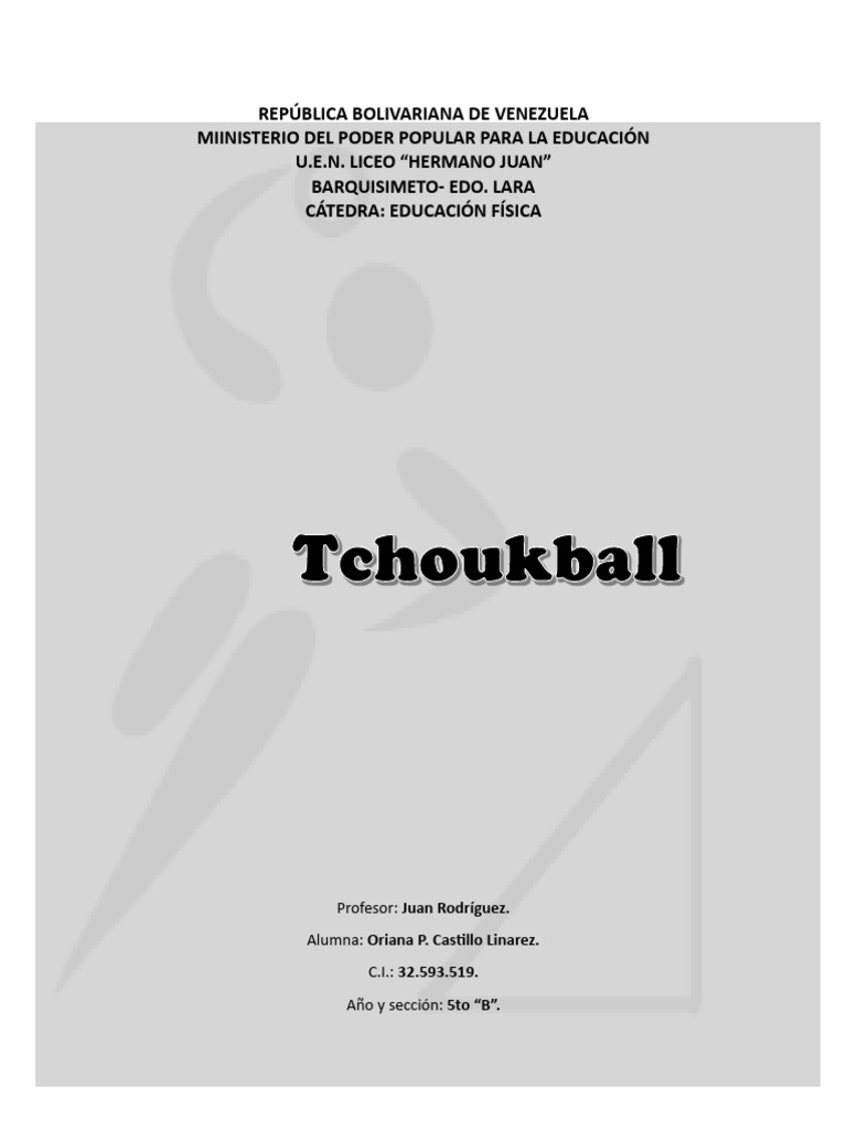 Guía Completa sobre Tchoukball | PDF | Defensor (Asociación de Fútbol) | Pelota