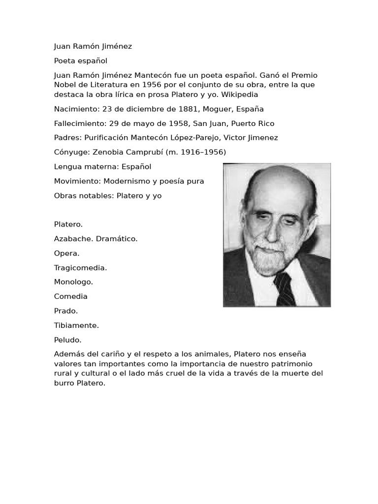 Juan Ramón Jiménez | PDF