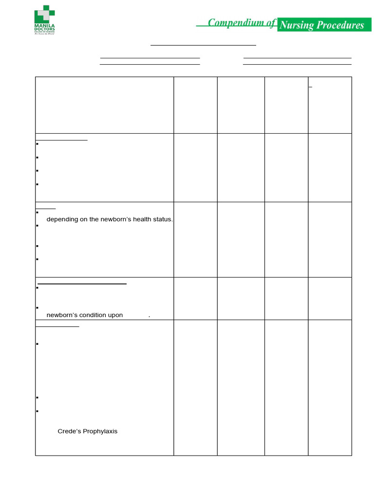 008 Newborn Care Checklist | PDF | Simulation | Health Sciences