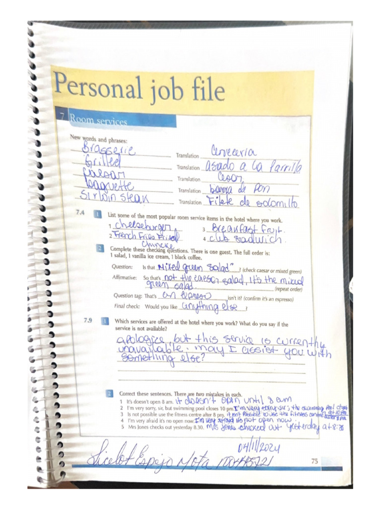 Personal Job File 4 | PDF