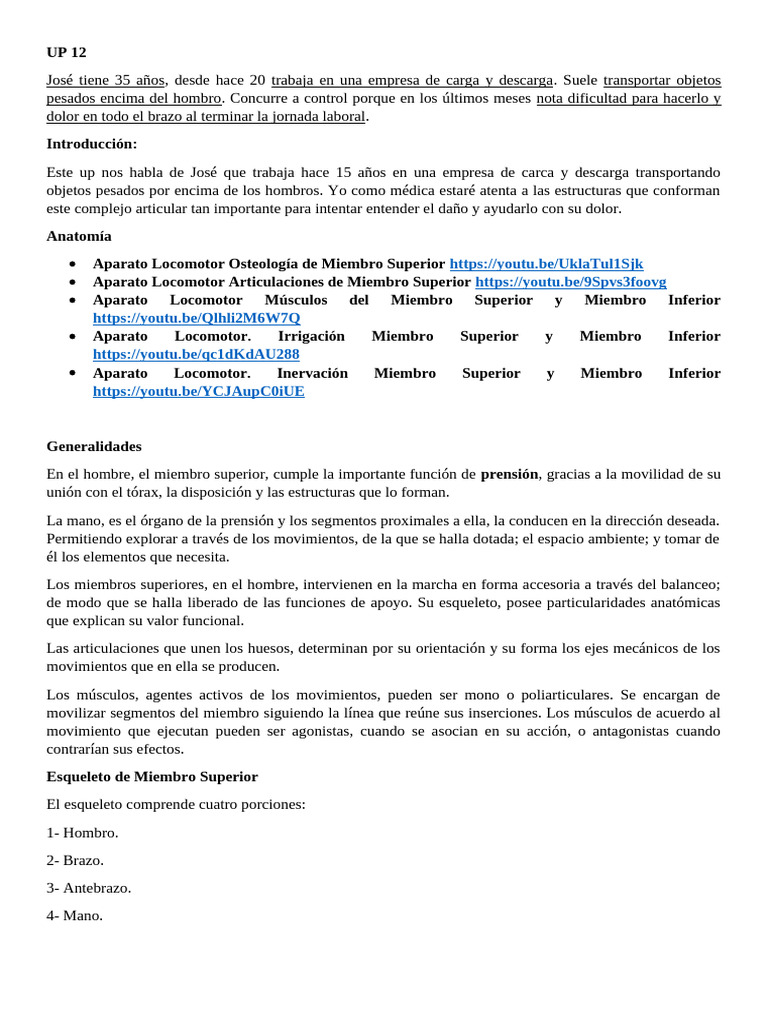 UP 12 - CyD | PDF | Articulación | Mano