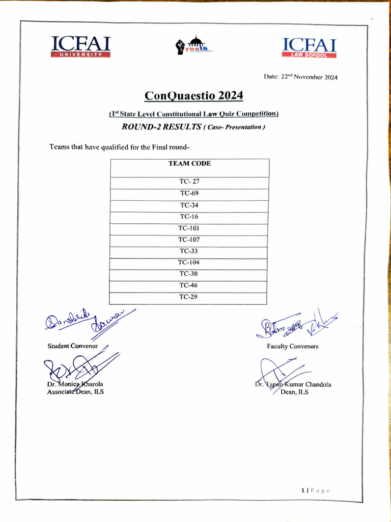 Round 2 Results | PDF