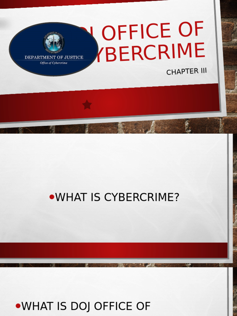 DOJ Office of Cybercrime Presentation Updated | PDF | Social Science | Law