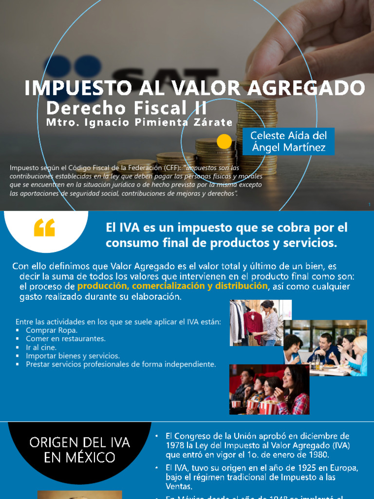 IVA en México: Definición y Aplicación | PDF | Impuestos | Impuesto al ...