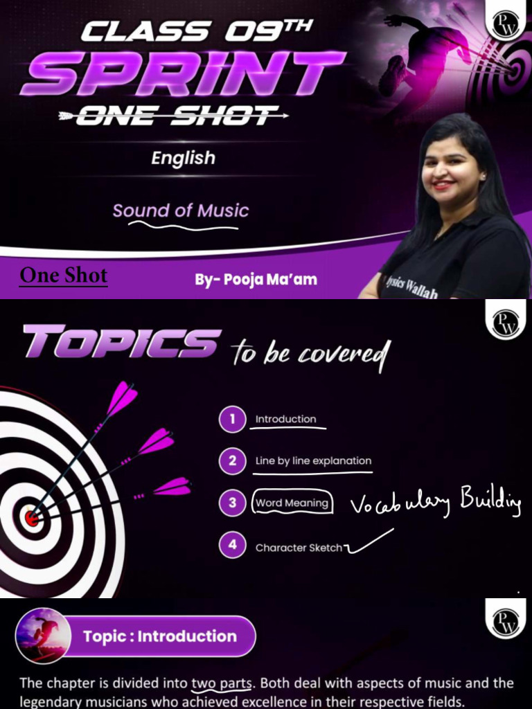 2 Sound of Music - Class Notes | PDF