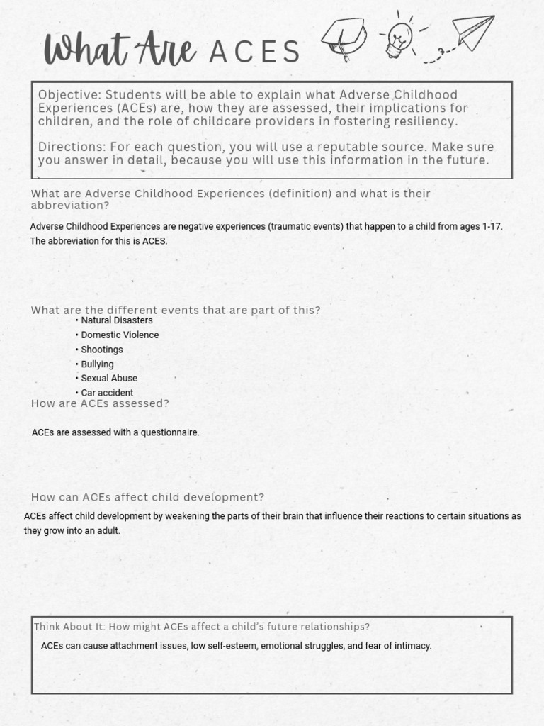 Esfir GOGUN - What Are ACEs | PDF | Self-Improvement