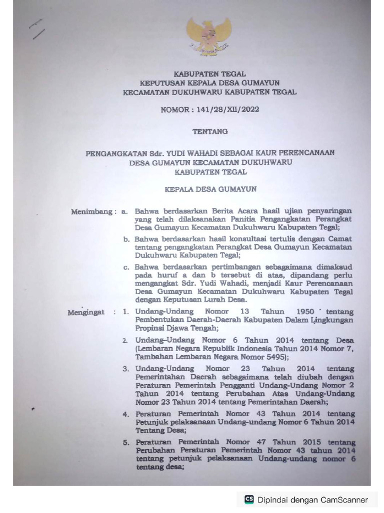 SK Kaur Perencanaan - Dikompresi | PDF