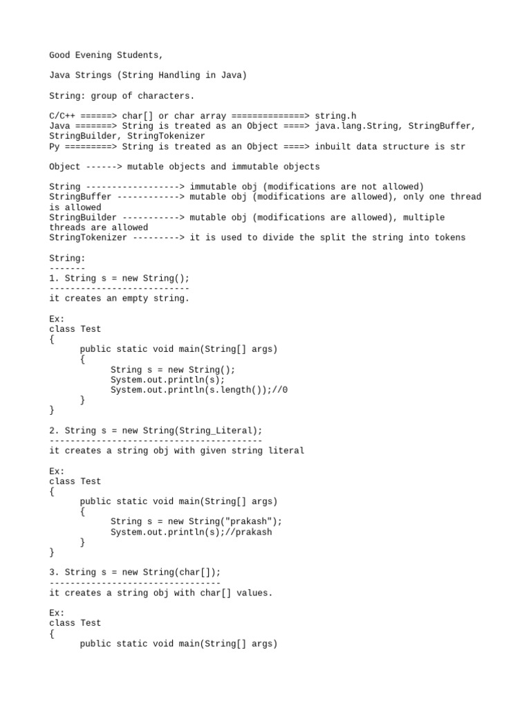 Strings Workshop 20thfeb2022 | PDF | String (Computer Science ...