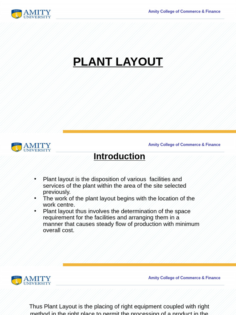 Module 3 - Plant Layout | PDF | Mass Production | Machines