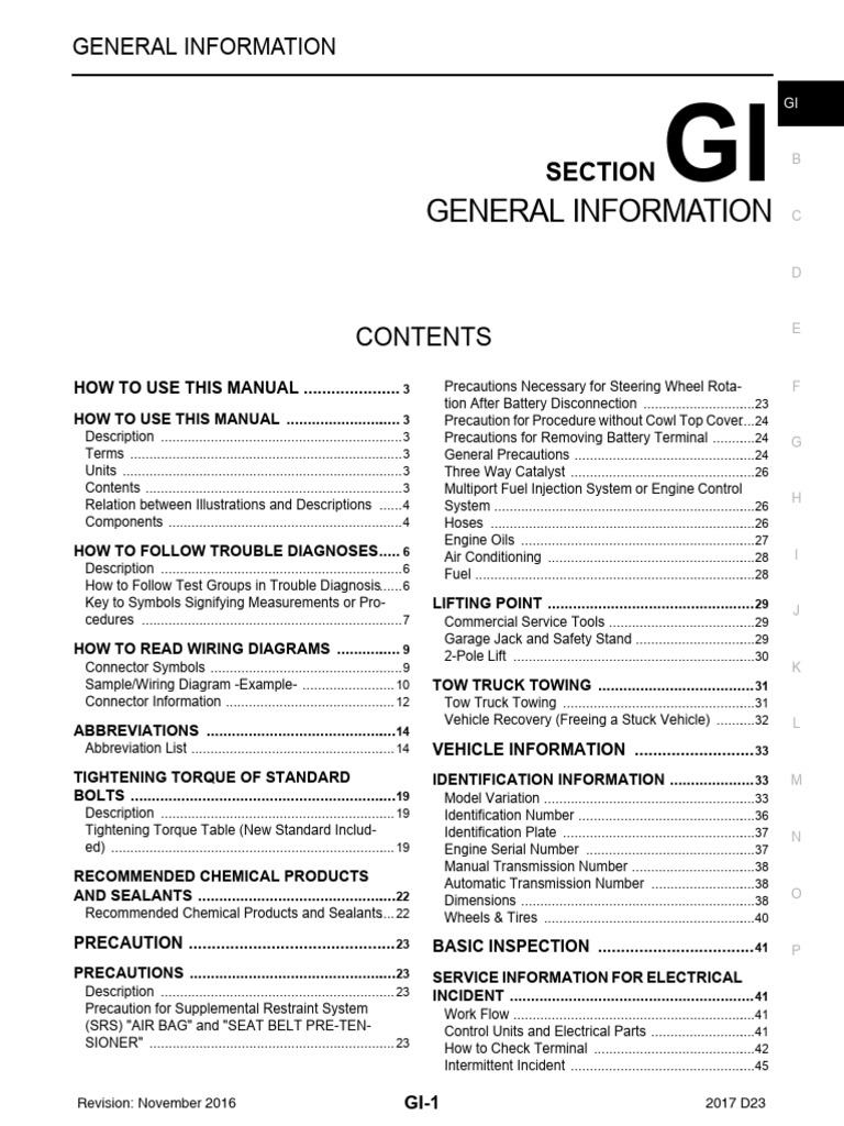 General Information: Section | PDF | Screw | Fuse (Electrical)