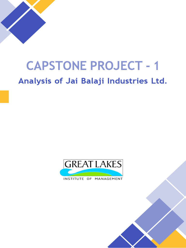 CapstoneProject 1 - Group 17 1 | PDF | Supply Chain | Market (Economics)