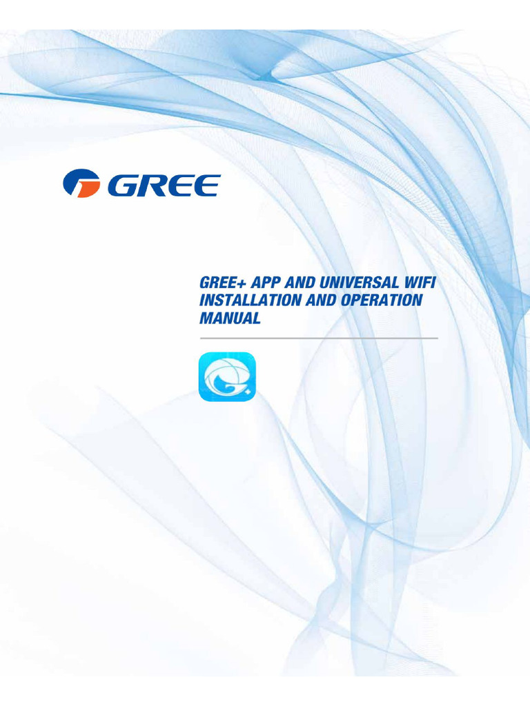 Gree Wifi App Installation and Operation | PDF