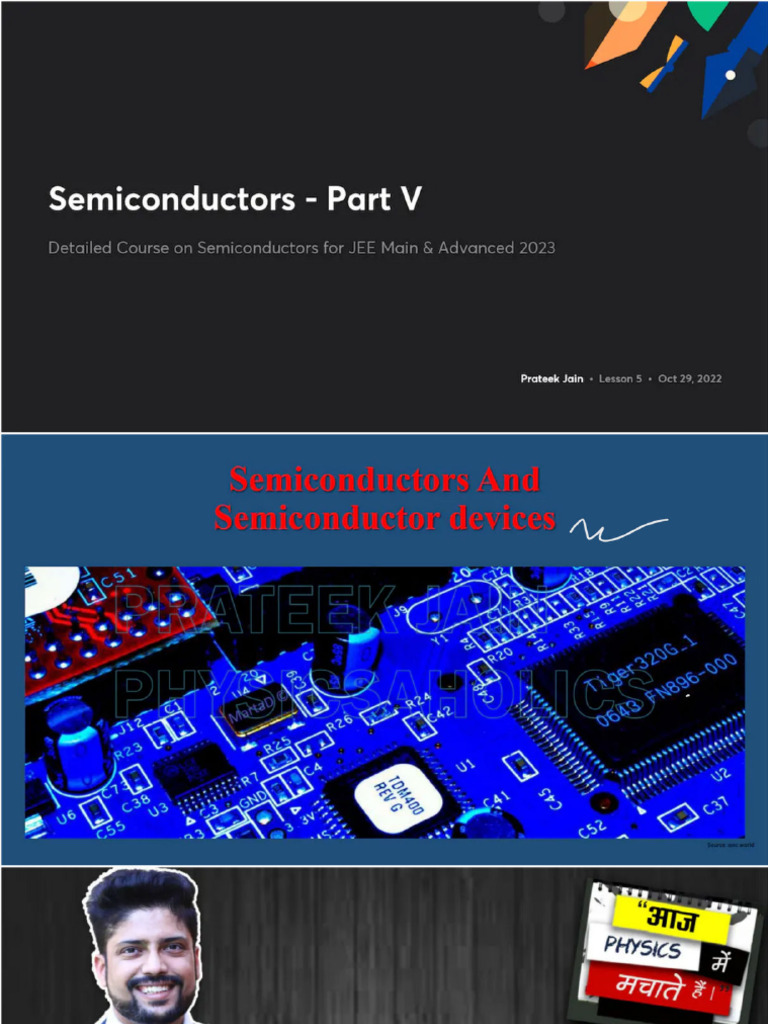 Semiconductors Part V With Anno | PDF