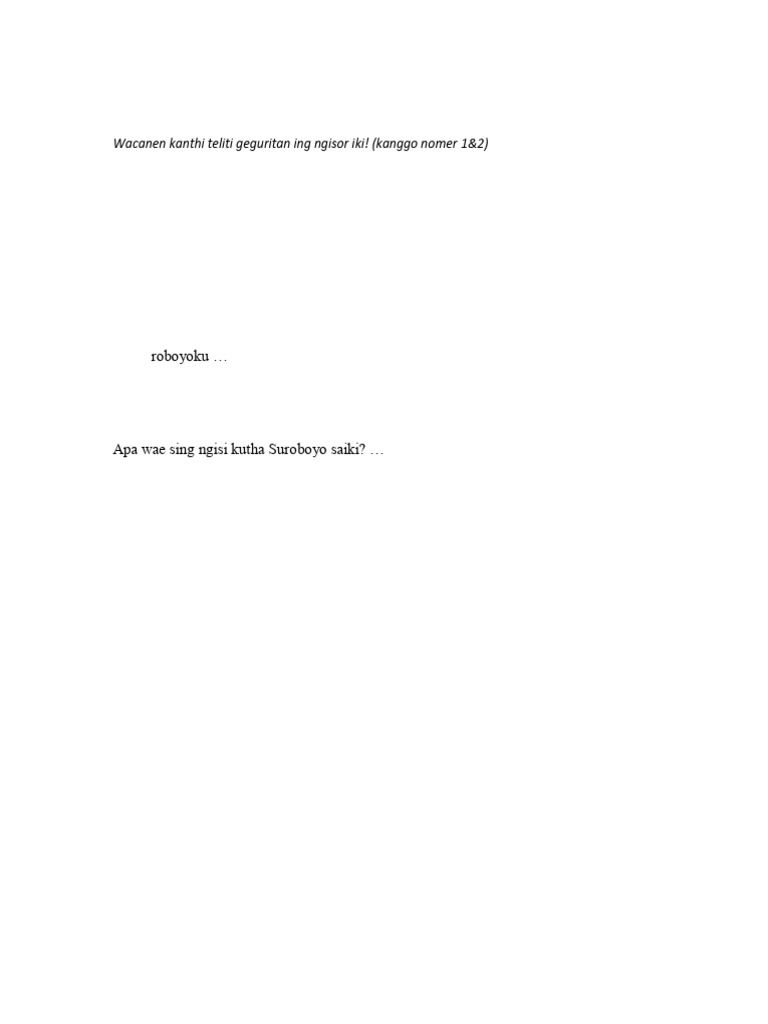 Latihan Soal Usek 1-10 | PDF