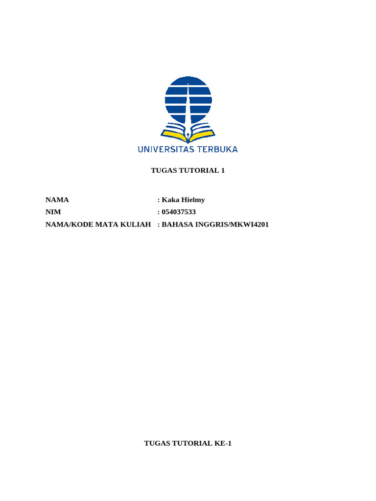 MKDI4201 Kaka Hielmy Tuton 1 | PDF | Computer File | Computing