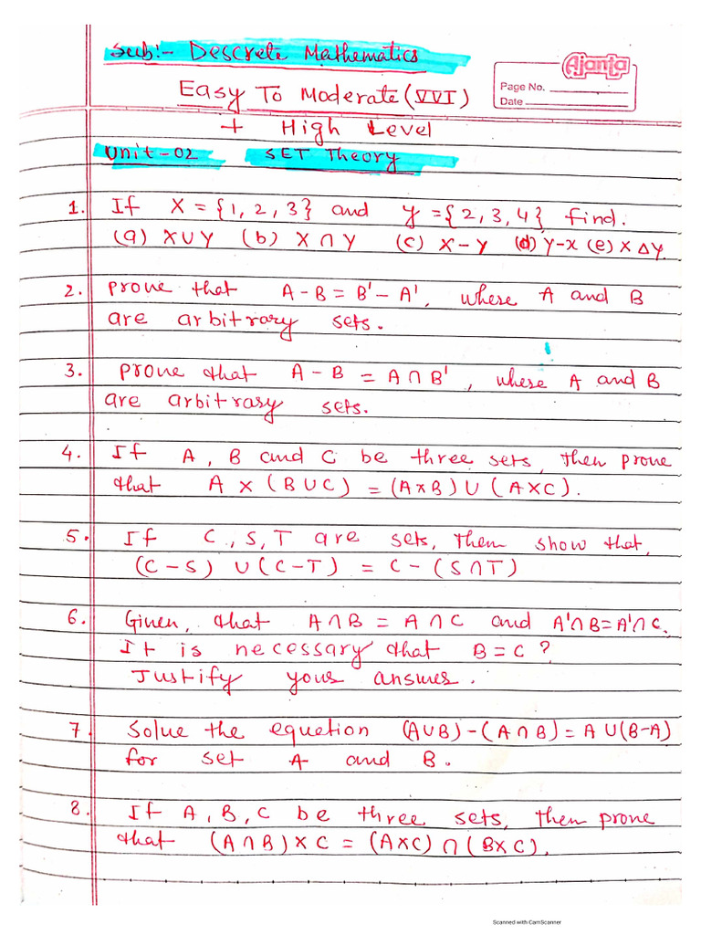 Descrete Mathematics VVI | PDF