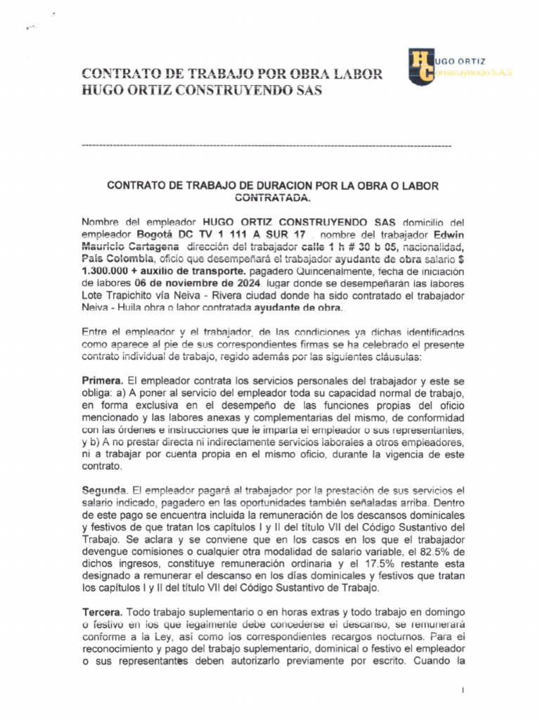 Edwin Mauricio Cartagena | PDF