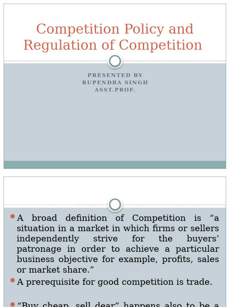 Unit 1 Second Part | PDF | Competition Law | Competition