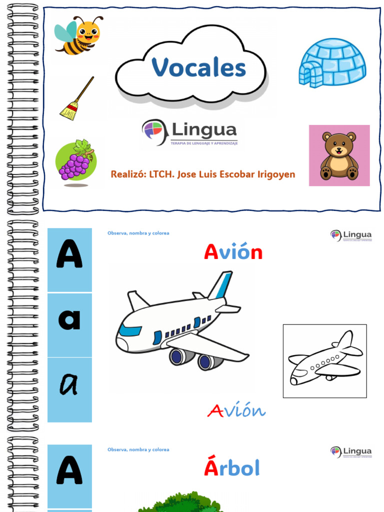 Actividades de Vocales 2 | PDF
