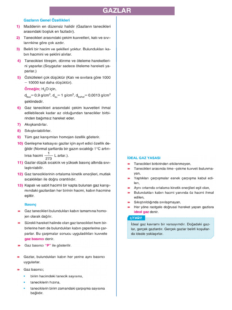 Gazlar 1 | PDF
