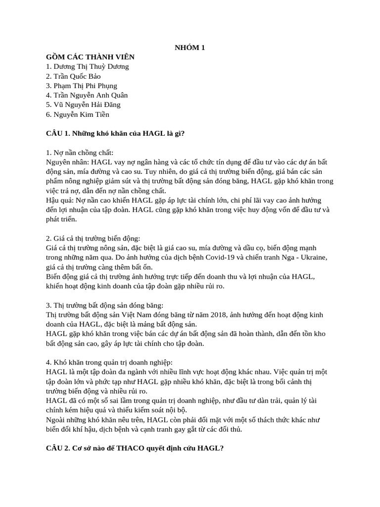 BÀI TẬP QTH - BÀI 4 | PDF