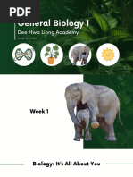 Chapter 1 - Biology in The 21st Century | PDF | Life | Biology