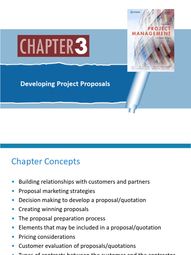 SuccProjMgmt 2e Ch03 PowerPoint | PDF | Request For Proposal | Business